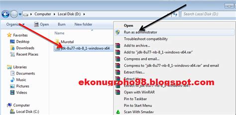 Tutorial Mudah Bergambar Cara Instal Netbeans 81 Di Windows 7