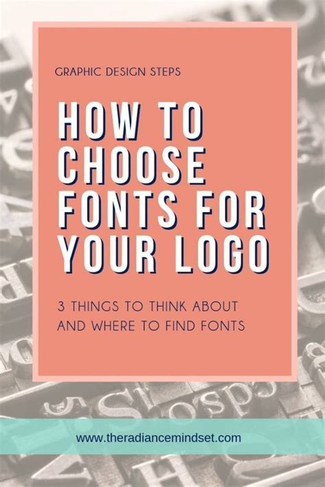 Logo Fonts How To Choose The Radiance Mindset