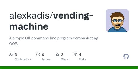 GitHub Alexkadis Vending Machine A Simple C Command Line Program