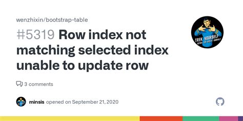 Row Index Not Matching Selected Index Unable To Update Row · Issue 5319 · Wenzhixinbootstrap