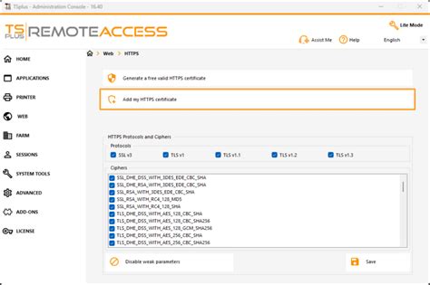 And Ssl Third Party Certificates Tutorial Tsplus Remote Access