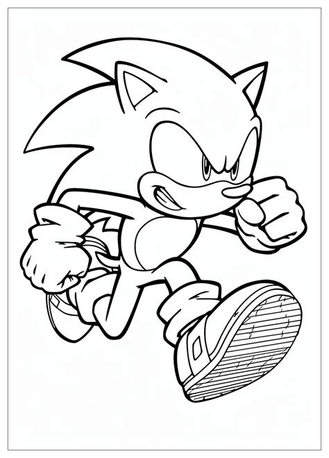 Super Sonic Coloring Pages Unleash Your Inner Artist MrColoring Com