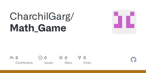 Github Charchilgarg Math Game
