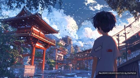 Ai创作图新海诚动漫风 电脑壁纸美图 新海诚 你的名字 4k壁纸 新海诚风格 唯美治愈画面 动漫世界 插图配图壁纸美图 日系场景 唯美动画 你
