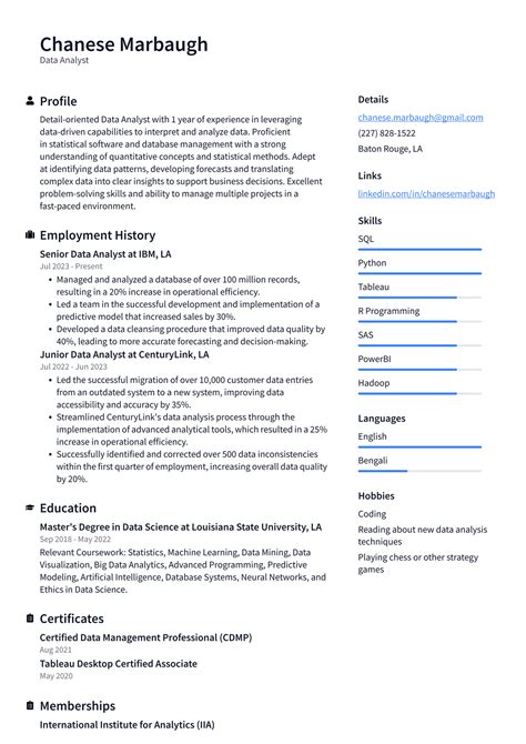 Adobe Data Analyst Resume Examples Resumecat