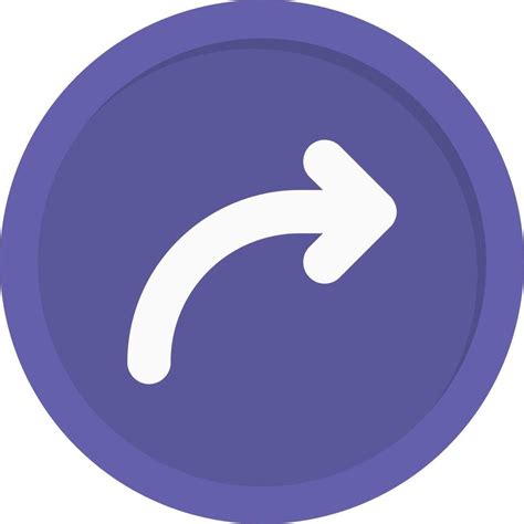 Sweeping Arrow Flat Icon 49289424 Vector Art At Vecteezy