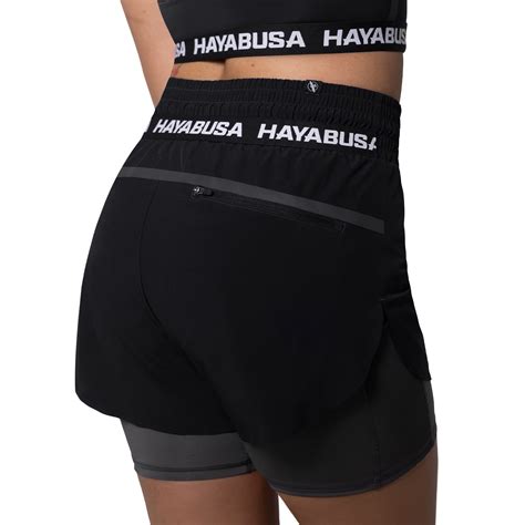 Hayabusa Women’s Mid Rise Layered Shorts • Hayabusa Canada