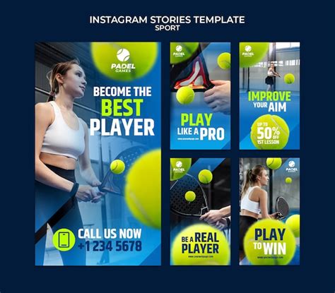 Premium Psd Sport And Activity Instagram Stories Collection