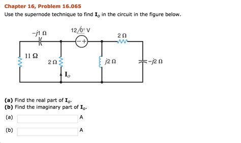 Solved Chapter 16 Problem 16065 Use The Supernode