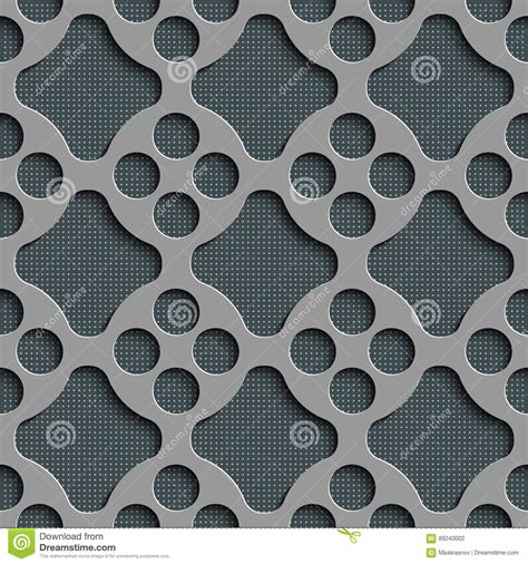 Seamless Grid Pattern Stock Vector Illustration Of Hole