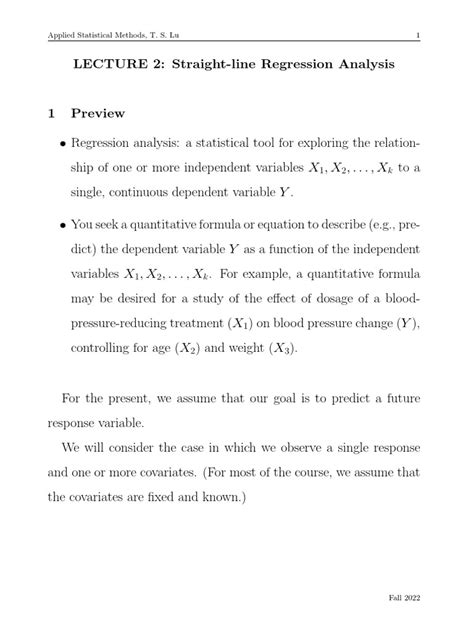 Lecture 2 Download Free Pdf Errors And Residuals Least Squares