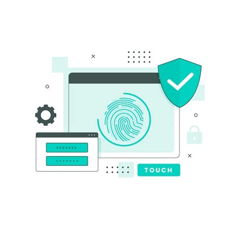 Premium Vector Fingerprint Line Illustration