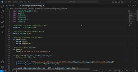 Video Noora Fatima Abdul Haleem On Linkedin Python Voiceassistant Ai Internship