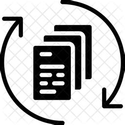 File Processing Icon Download In Glyph Style