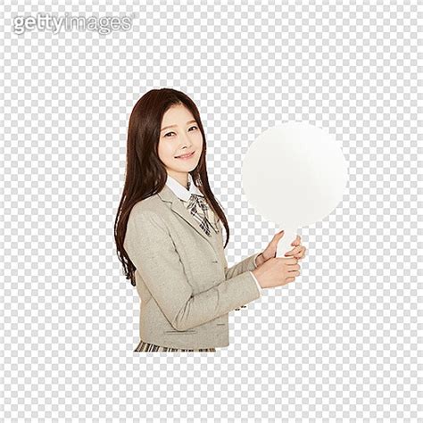 파워포인트 이미지 PNG 누끼 한국인 십대 인간의나이 고등학생 학생 교복 칠판 시각교재 말풍선 안내 컨셉 여학생 이미지