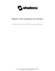 Essential Questions And Answers For Calculus 2 Midterm Prep Course Hero