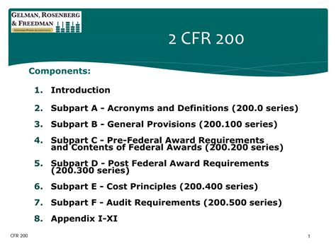 2 Cfr 200 Uniform Administrative Requirements Cost Principles And Audit Pdf