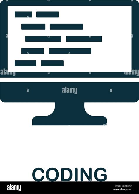 Coding Icon Creative Element Design From Programmer Icons Collection Pixel Perfect Coding Icon