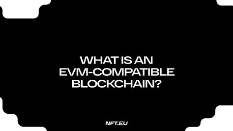 What Is An EVM Compatible Blockchain On NFT EU