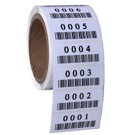 Glossy Polyester Barcode Label Packaging Type Roll At ₹ 4 Piece In New Delhi