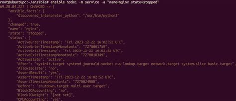 Ansible Service Module Examples Sysops