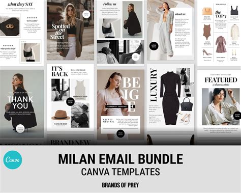 Editable Email Templates Email Marketing Product Marketing Email Fashion Email Template Luxury