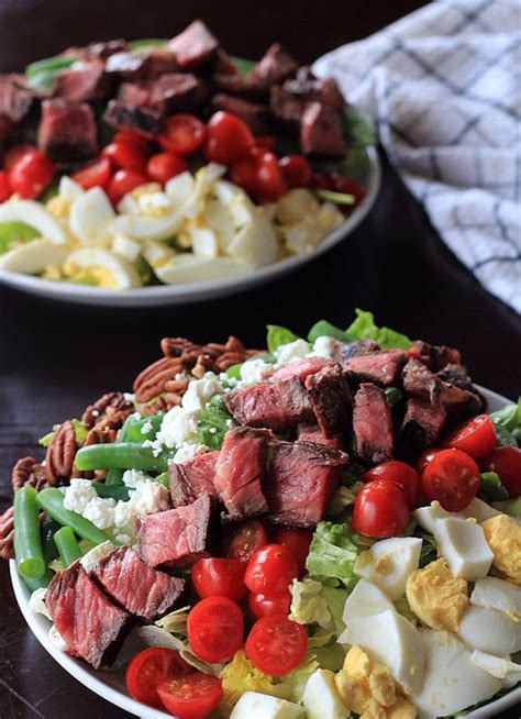 ბალზამიკო საქონლის სტეიკის სალათი