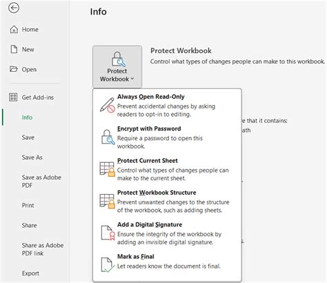 How To Protect An Excel File