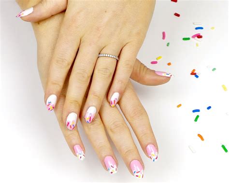 {video} Sprinkle Drip Nail Art Design The Lindsay Ann