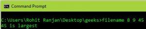 Command Line Arguments Example In C GeeksforGeeks