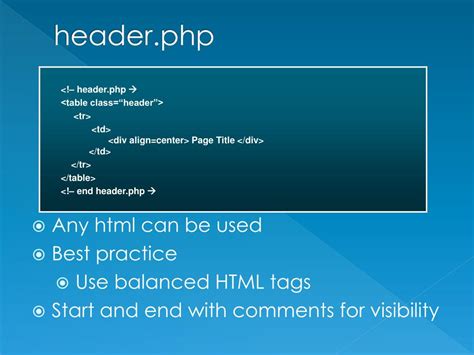 Ppt Php Powerpoint Presentation Free Download Id3099834
