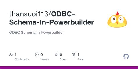 github thansuoi113 odbc schema in powerbuilder odbc schema in
