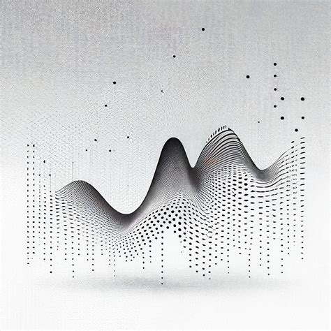 Data Visualization Dynamic Wave Pattern Illustration 22011360 Stock