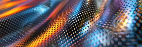 Premium Photo Vibrant Digital Particle Waves With Dynamic Light Dots