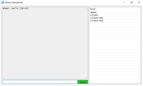 GitHub Ahmetcandan Chat Server Client TCP Message