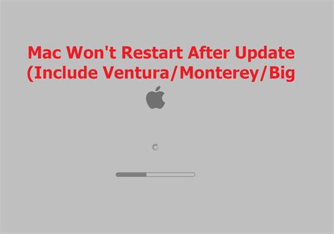 Fix Mac Wont Restart Or Boot In Venturamontereybig Sur In 2025 Easeus