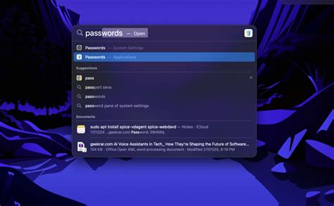 How To Use The Mac Passwords App In MacOS Sequoia GEEKrar