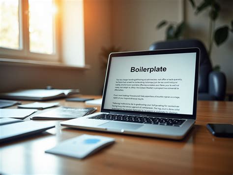 what is a boilerplate in marketing and its key characteristics the