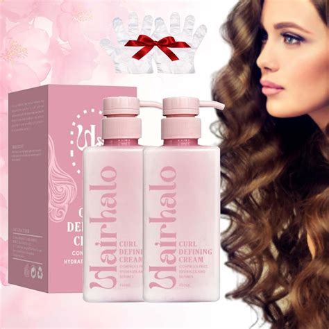 Hair Halo Curl Defining Cream Hairhalo Curl Defining Cream Pink Anti Frizz Hairhalo And Co Curl