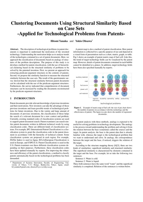Pdf Clustering Documents Using Structural Similarity Based On Case