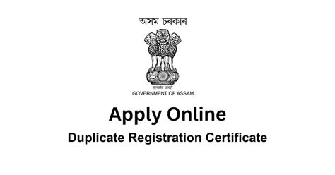 Apply Now For Assam Hs Duplicate Registration Certificate Online Apsc Org