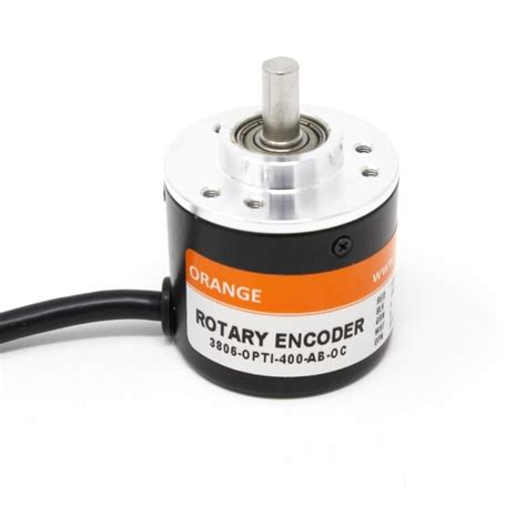 Orange 400 Ppr 2 Phase Incremental Optical Rotary Encoder Darkoct02
