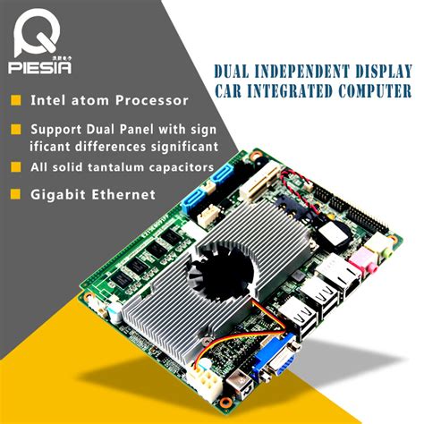 china fanless cpu motherboard intel d525 ich8m chipset onboard intel