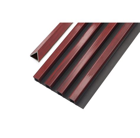 Ecoclad High Pier Hp Chestnut And Black Internal Pvc Cladding Titan