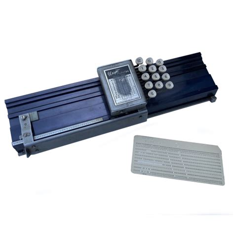 Prop Hire Computer Card Punch Gauge Punch Cards Storage Seventies Practical