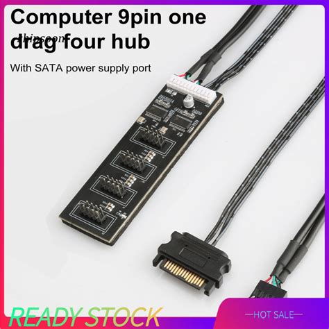 Sn Motherboard Splitter Cable Usb Header Cable Usb 2 0 Header Splitter