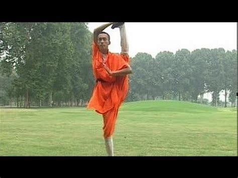 Shaolin flexibility&balance (tongzi) kung fu: meditative form - YouTube