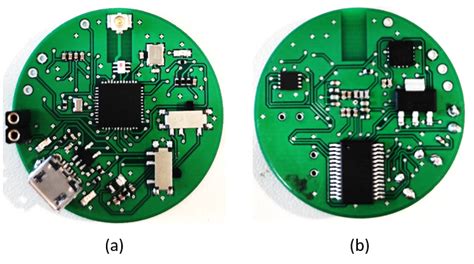 a sensor node top side b sensor node bottom side download