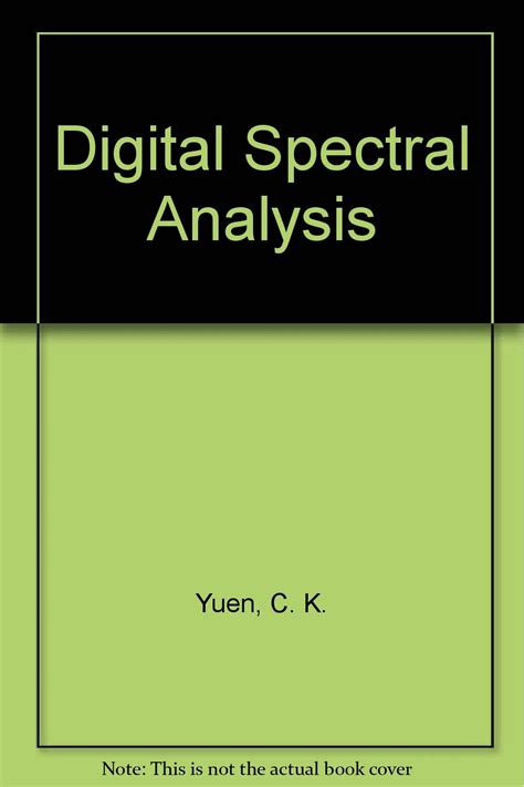 Buy Digital Spectral Analysis Book Online At Low Prices In India
