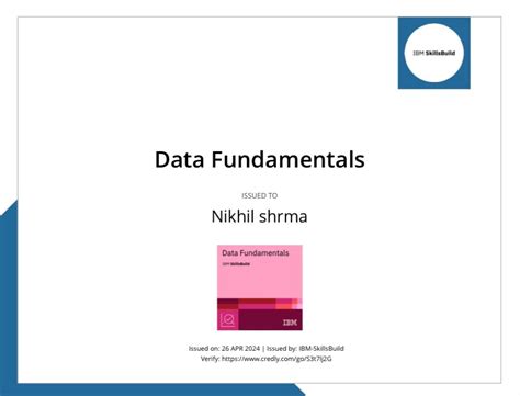 Validating My Expertise In Data Analytics Concepts Methodologies And Applications Of Data